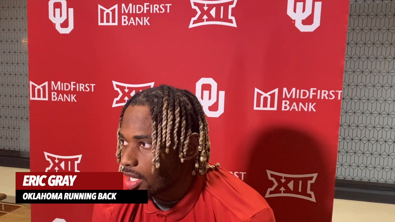 WATCH: Oklahoma RB Eric Gray Media Session - Sports Illustrated ...