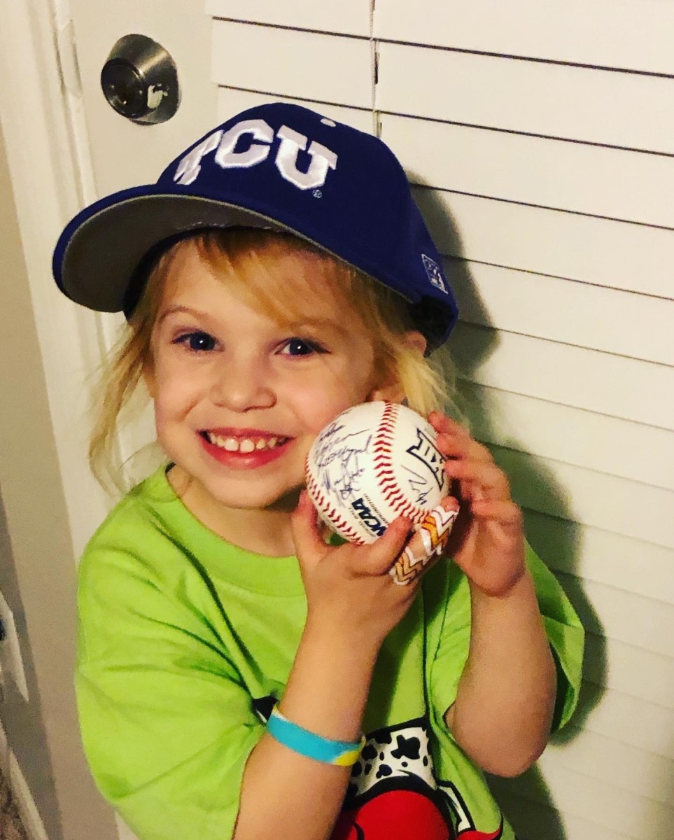 TCU Baseball and third baseman Brayden Taylor's biggest fan is Tegan ...