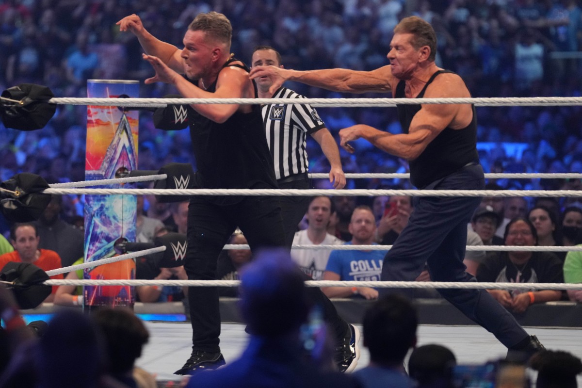 Pat McAfee Steals the Show at WWE's WrestleMania - Sports Illustrated ...