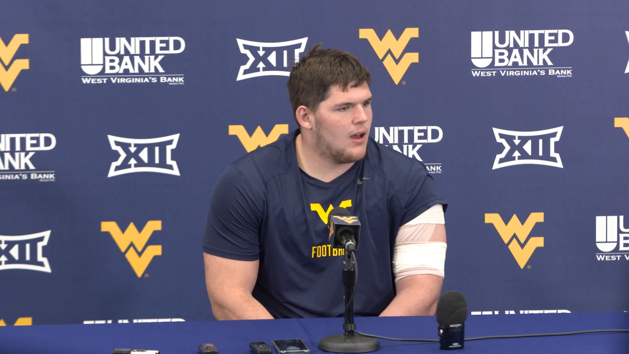 WATCH: Zach Frazier Spring Day No. 7 - Sports Illustrated West Virginia ...