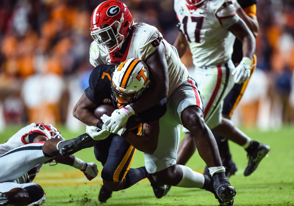 Could Georgia Bulldogs Defensive Tackle Devonte Wyatt Fit Atlanta ...