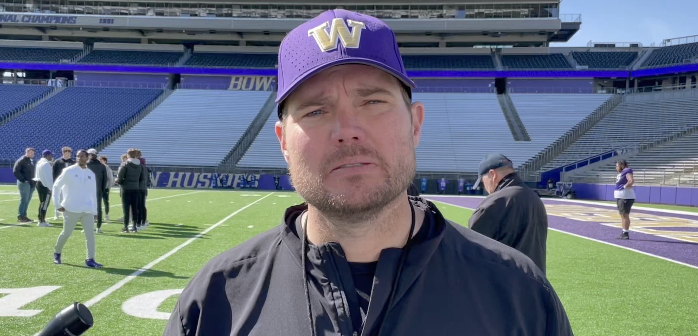 UW Line Coach Scott Huff Talks About Being the Lone Survivor - Sports ...