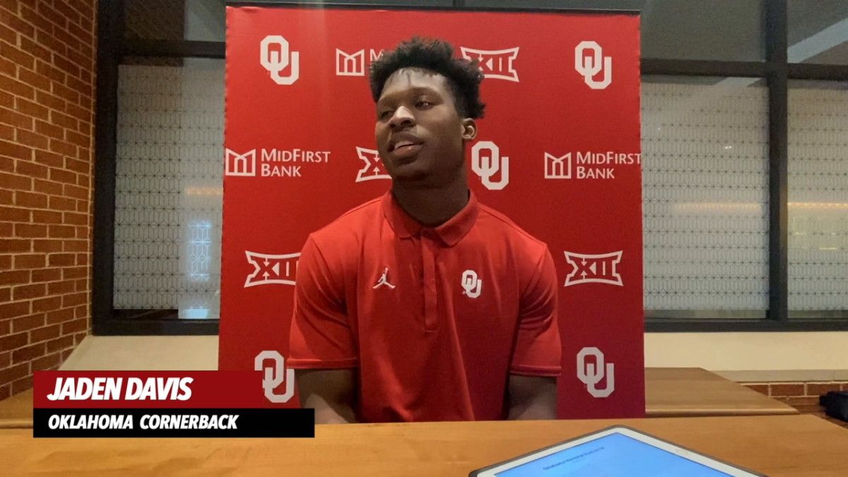 WATCH: Oklahoma CB Jaden Davis Media Session - Sports Illustrated ...