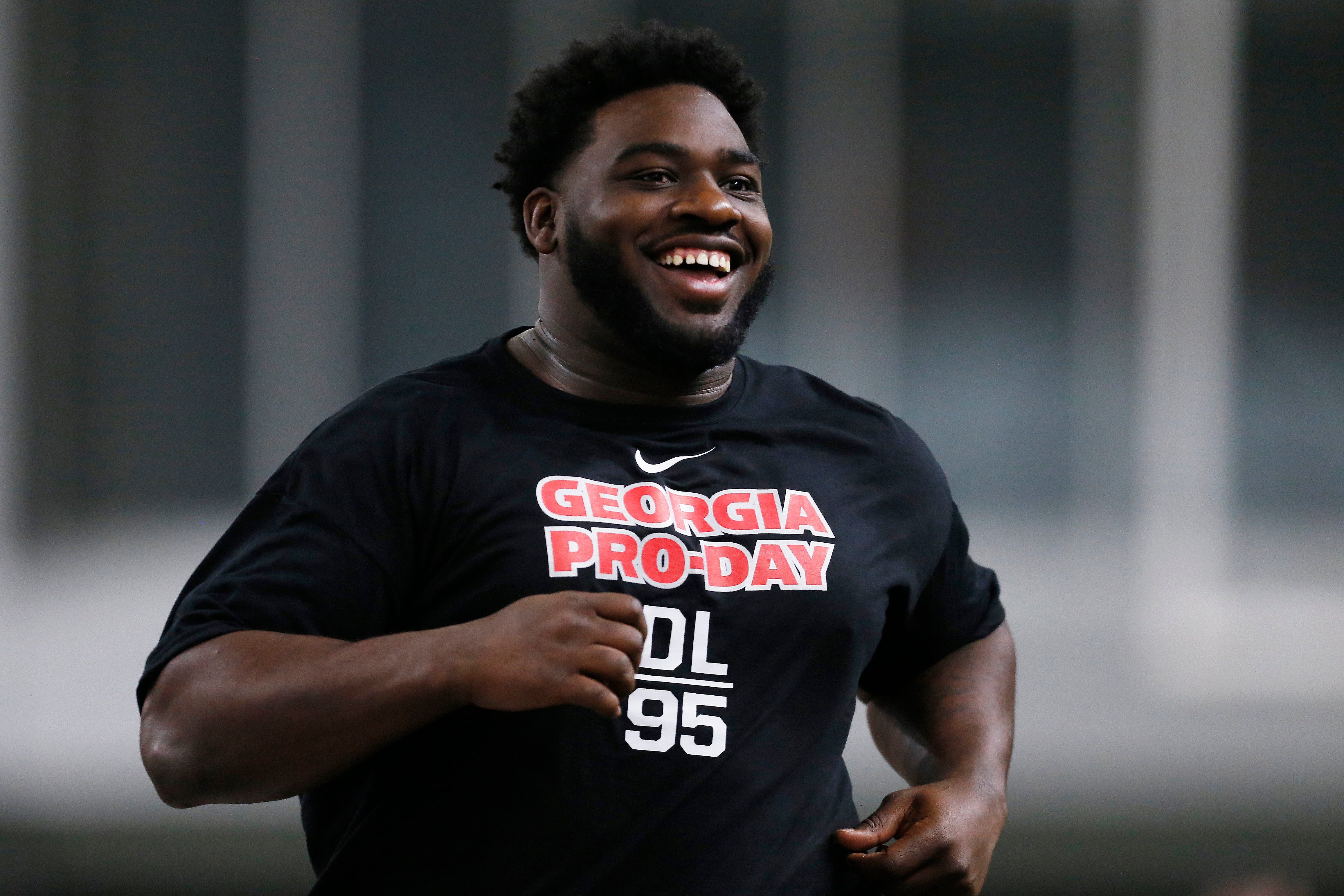 2022 NFL Draft: Georgia defensive tackle Devonte Wyatt visits Vikings ...