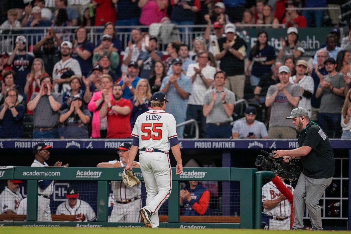 Former Longhorn P Bryce Elder Impresses in Major League Debut - Sports ...