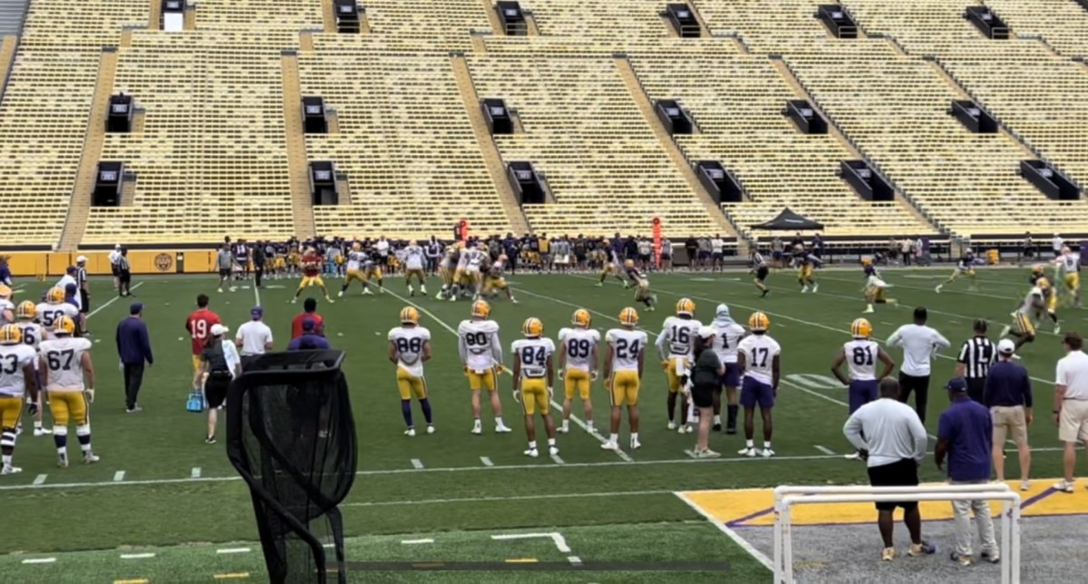 Tiger Practice Report: Sights and Sounds From LSU’s Spring Afternoon in ...