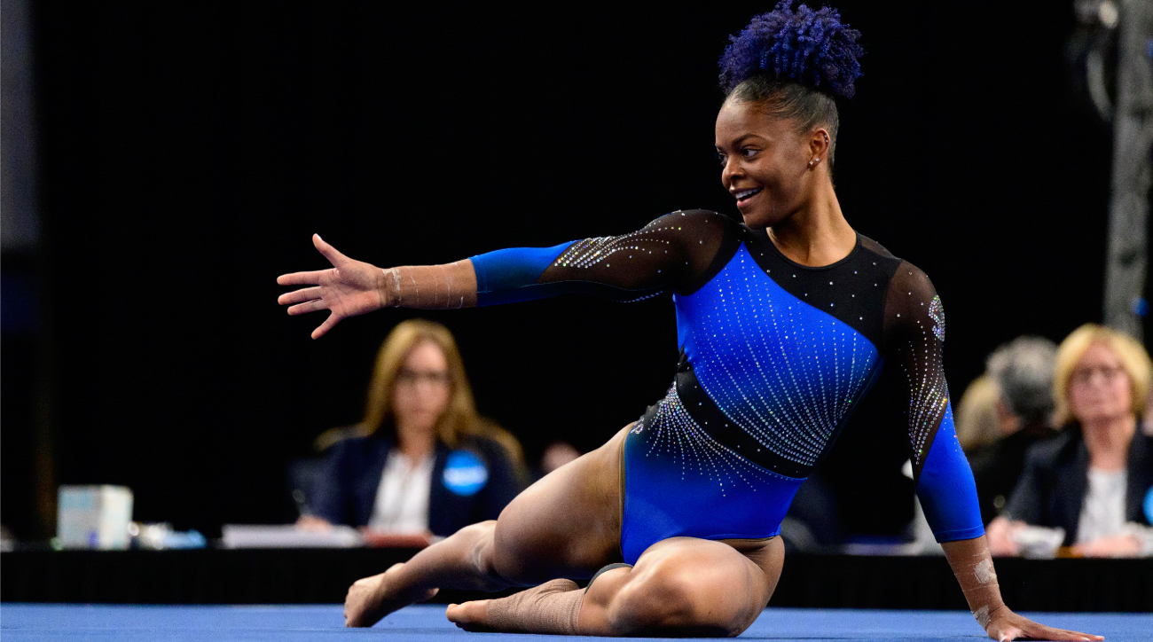Florida’s Trinity Thomas scores perfect 10 for floor routine in NCAA ...