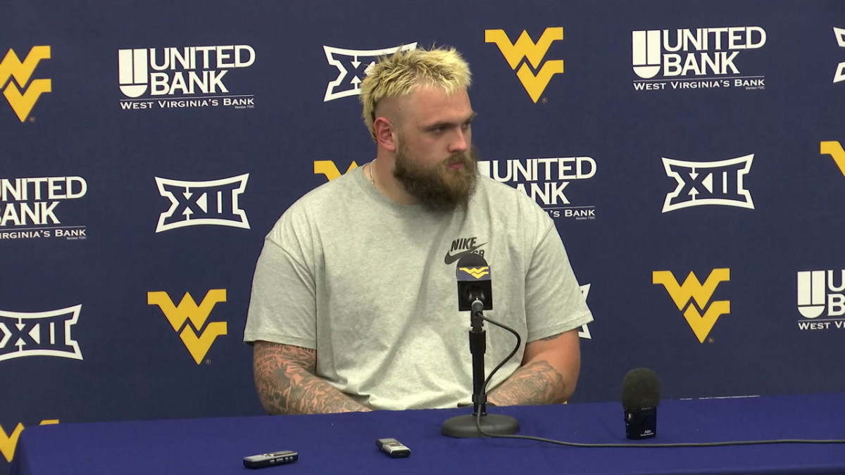WATCH: James Gmiter Spring Postgame - Sports Illustrated West Virginia ...