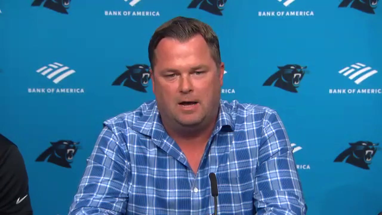 WATCH: Panthers GM Scott Fitterer Pre-Draft Press Conference - Sports ...