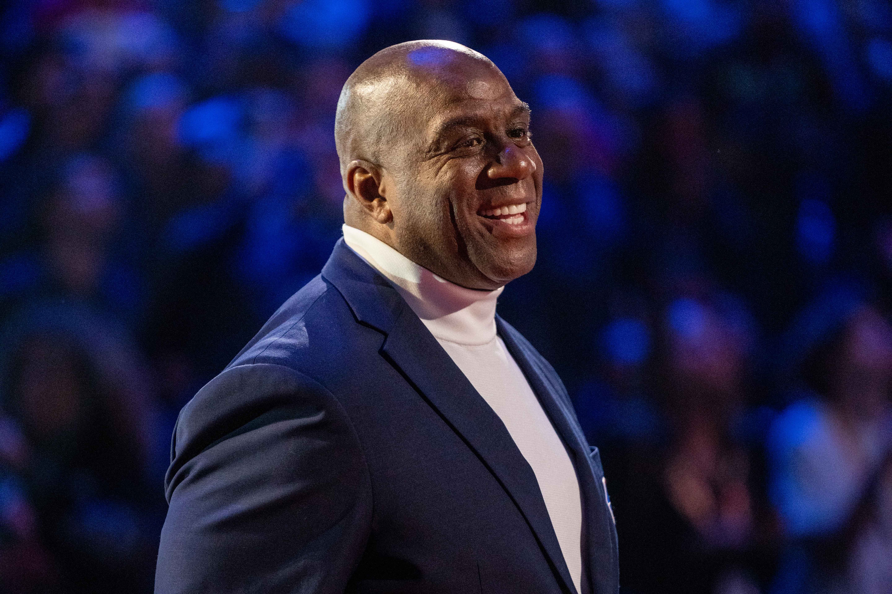 Magic Johnson Joins Josh Harris in Denver Broncos Ownership Bid ...