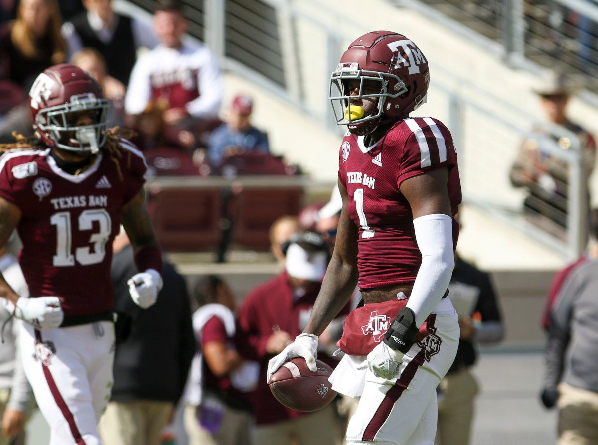 Former Texas A&M WR Quartney Davis Tries Out For Houston Texans ...