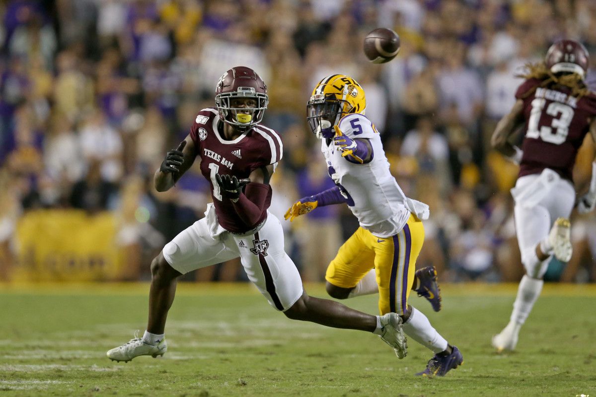Former Texas A&M WR Quartney Davis Tries Out For Houston Texans ...