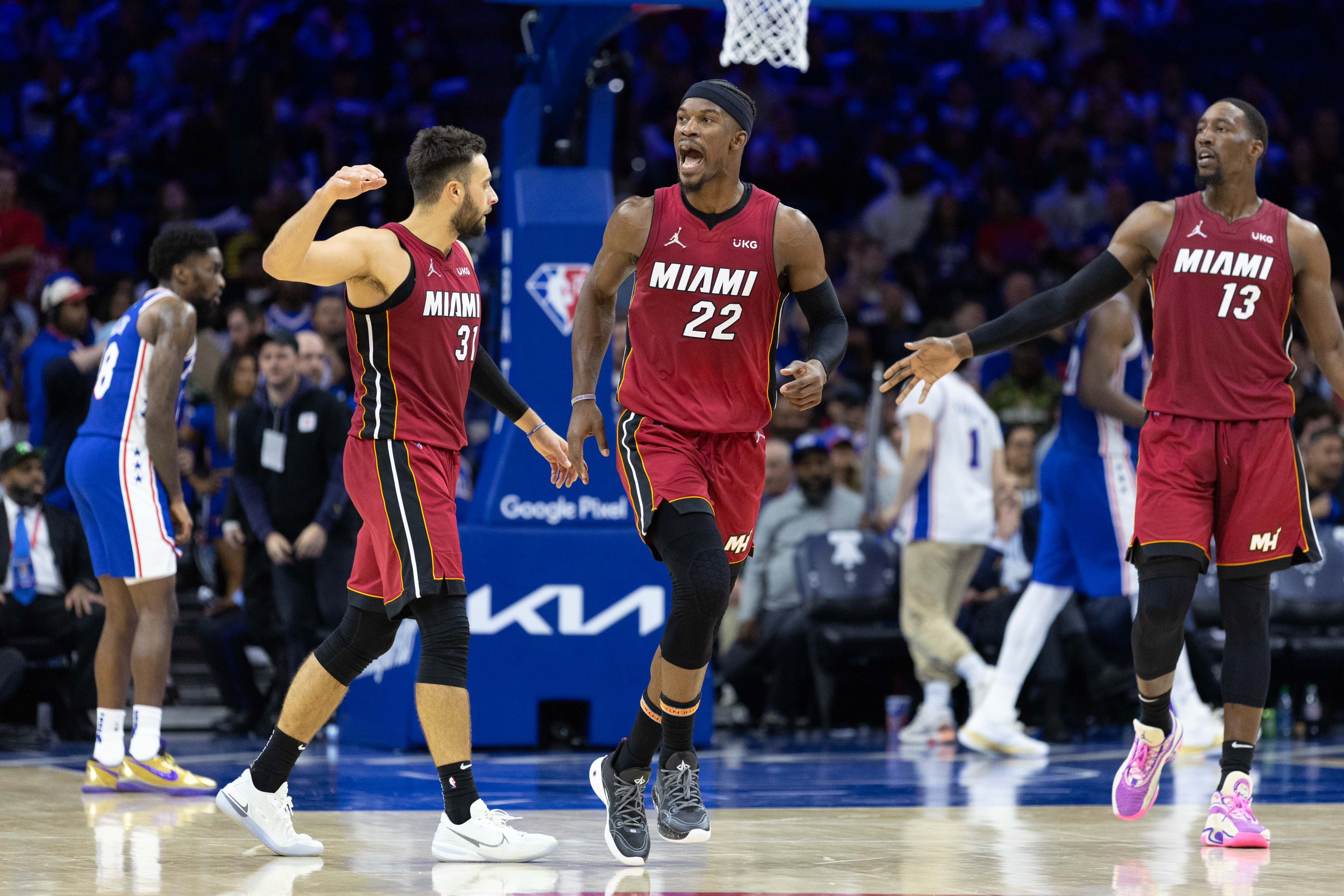 Miami's Jimmy Butler Drops 32 on 76ers, Heat Move on to National ...