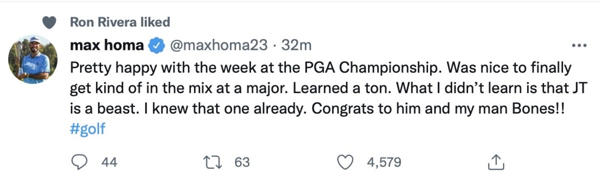 Cal Alum Max Homa Ties for 13th at the PGA Championship, His Best ...