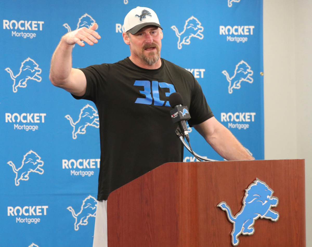Detroit Lions Dan Campbell training camp media session - Sports ... Detroit Lions Dan Campbell training camp media session - Sports ...
