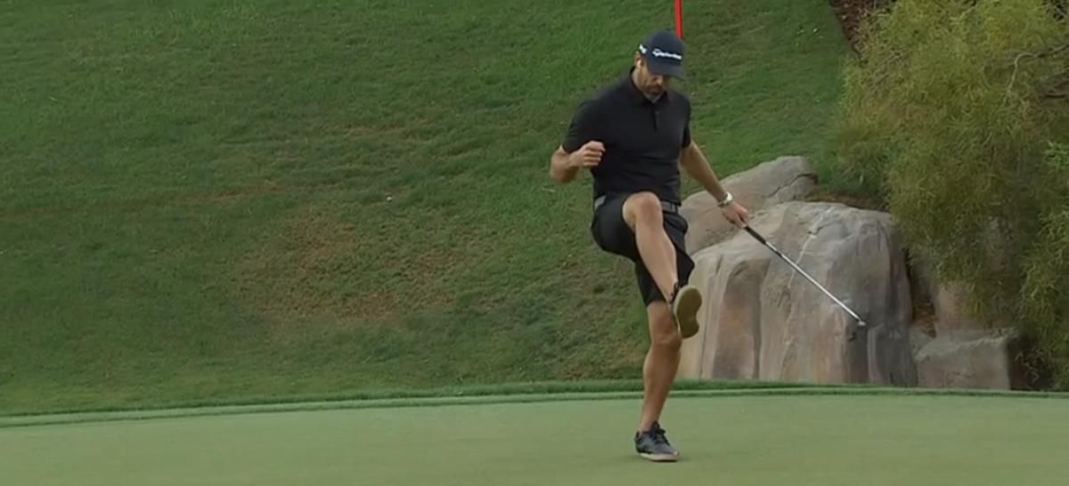 Aaron Rodgers Sinks the Winning Putt in 'The Match' TV Golf Event ...
