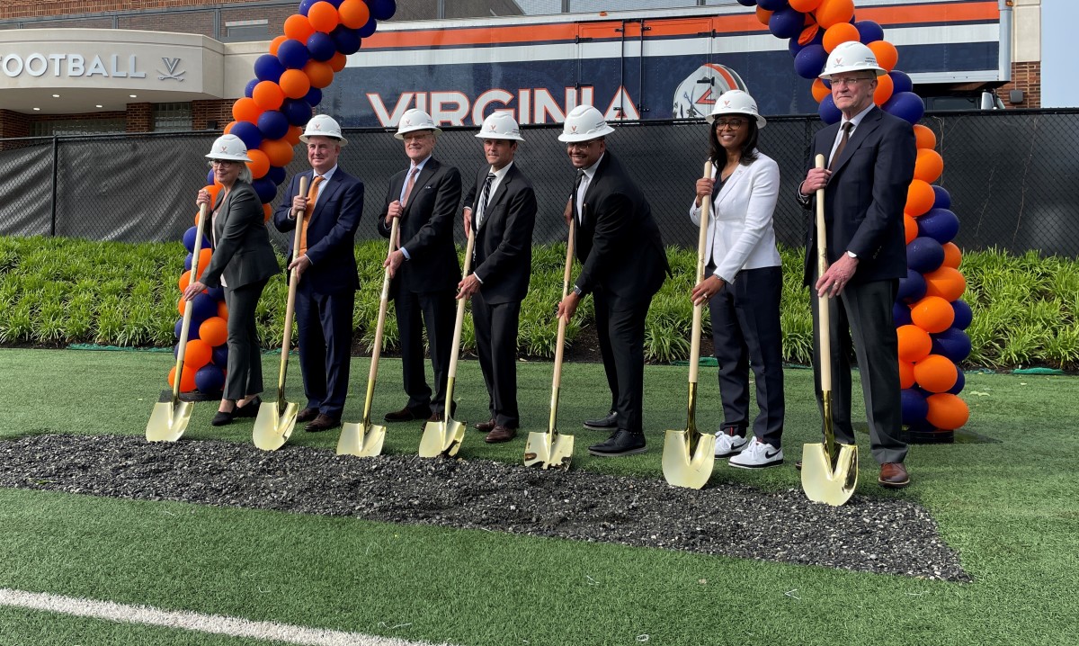 WATCH: UVA Officially Breaks Ground on New Football Facility - Sports ...