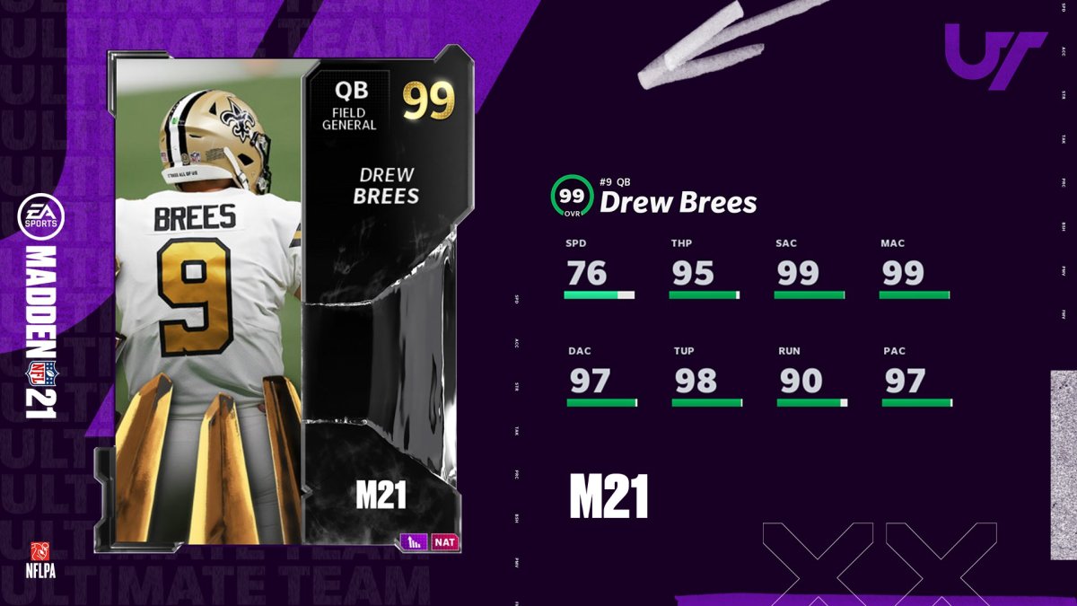 Madden 21: Drew Brees and Alvin Kamara Receive New MUT 21 Cards ...