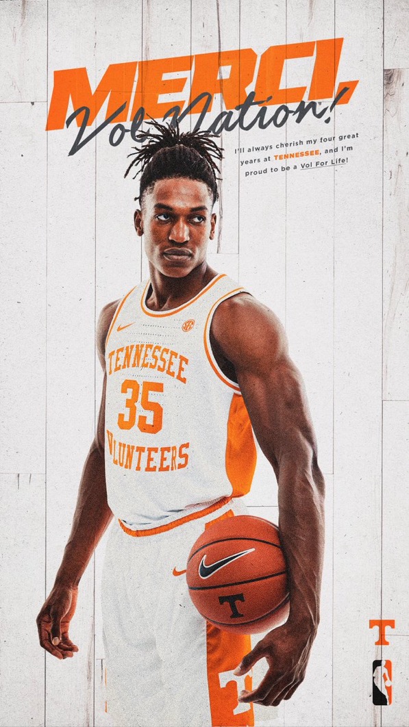 Just In: Tennessee basketball senior Yves Pons appears to have made his ...