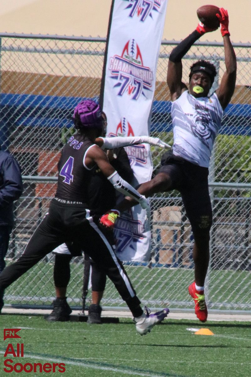 Oklahoma Sooners WR commit Jordan Hudson impresses at Championship 7v7 ...