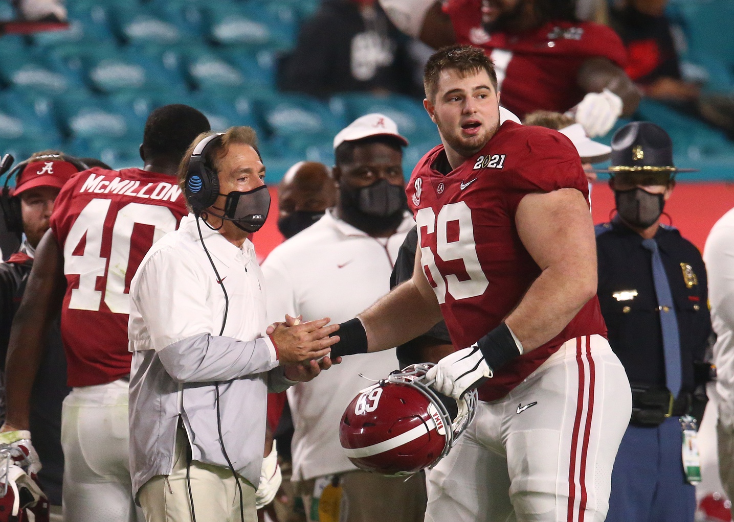 Finding Denver Broncos: Scouting Alabama OL Landon Dickerson - Sports ...
