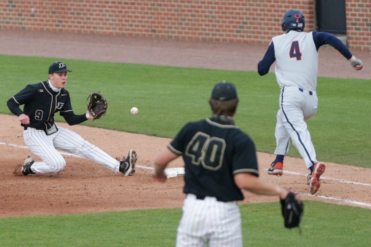 Purdue Baseball Fails to Record a Hit in 1-0 Loss to Illinois on Sunday ...