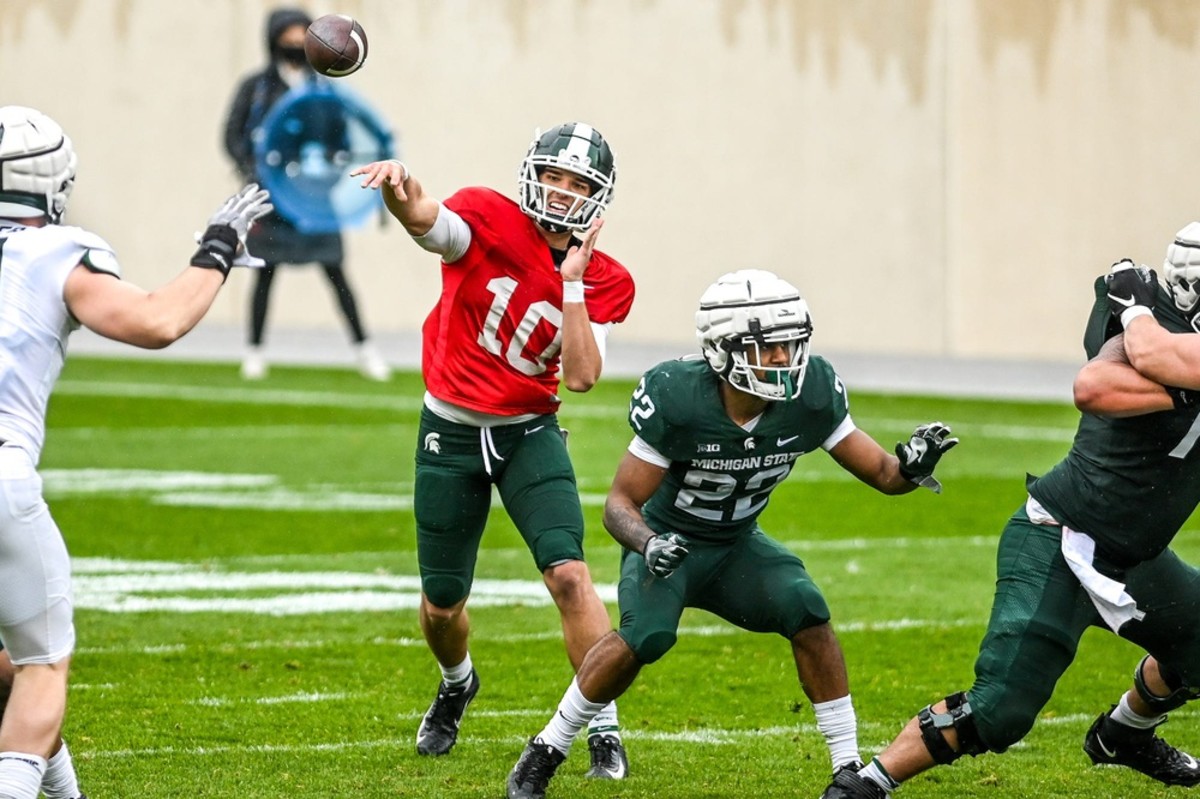 Michigan State QB Competition on Full Display at Spring Game - Sports ...