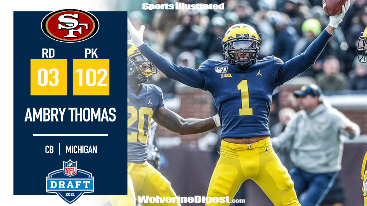 Michigan Football: BREAKING: Ambry Thomas Selected In The Third Round ...