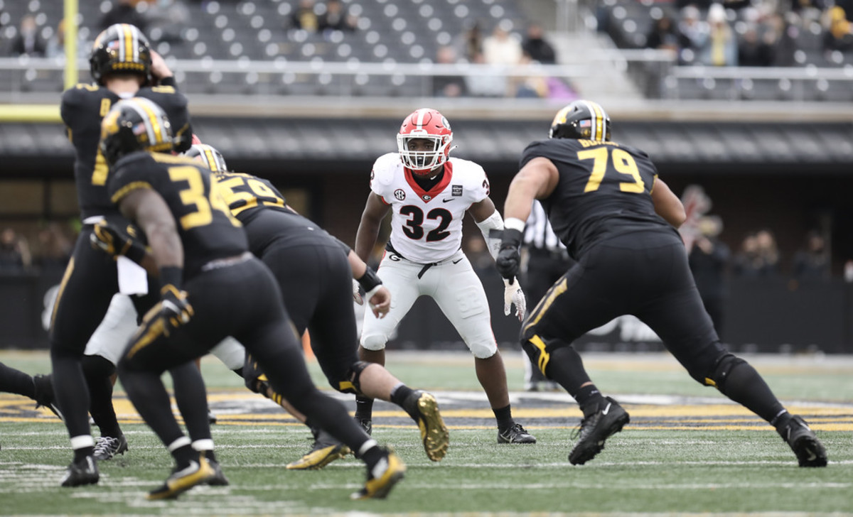 Monty Rice Drafted by Tennessee Titans - Sports Illustrated Georgia ...