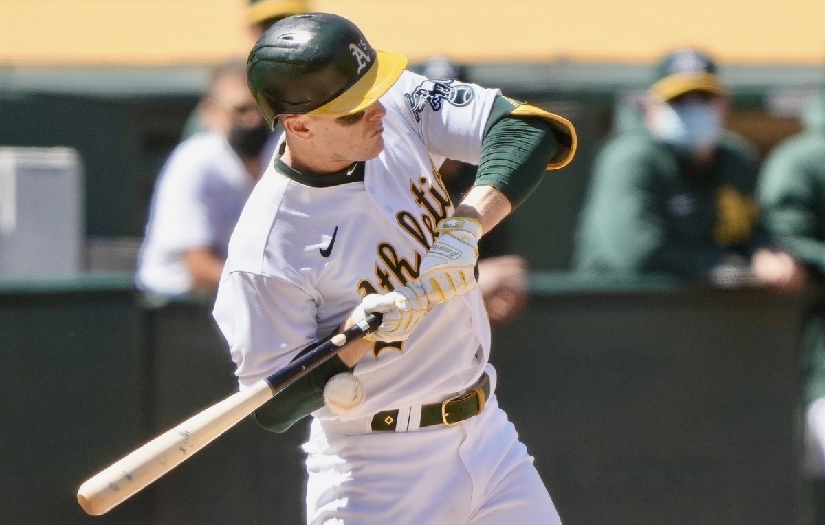 Cal Baseball: Mark Canha Sets A's Record for Career Hit By Pitch ...