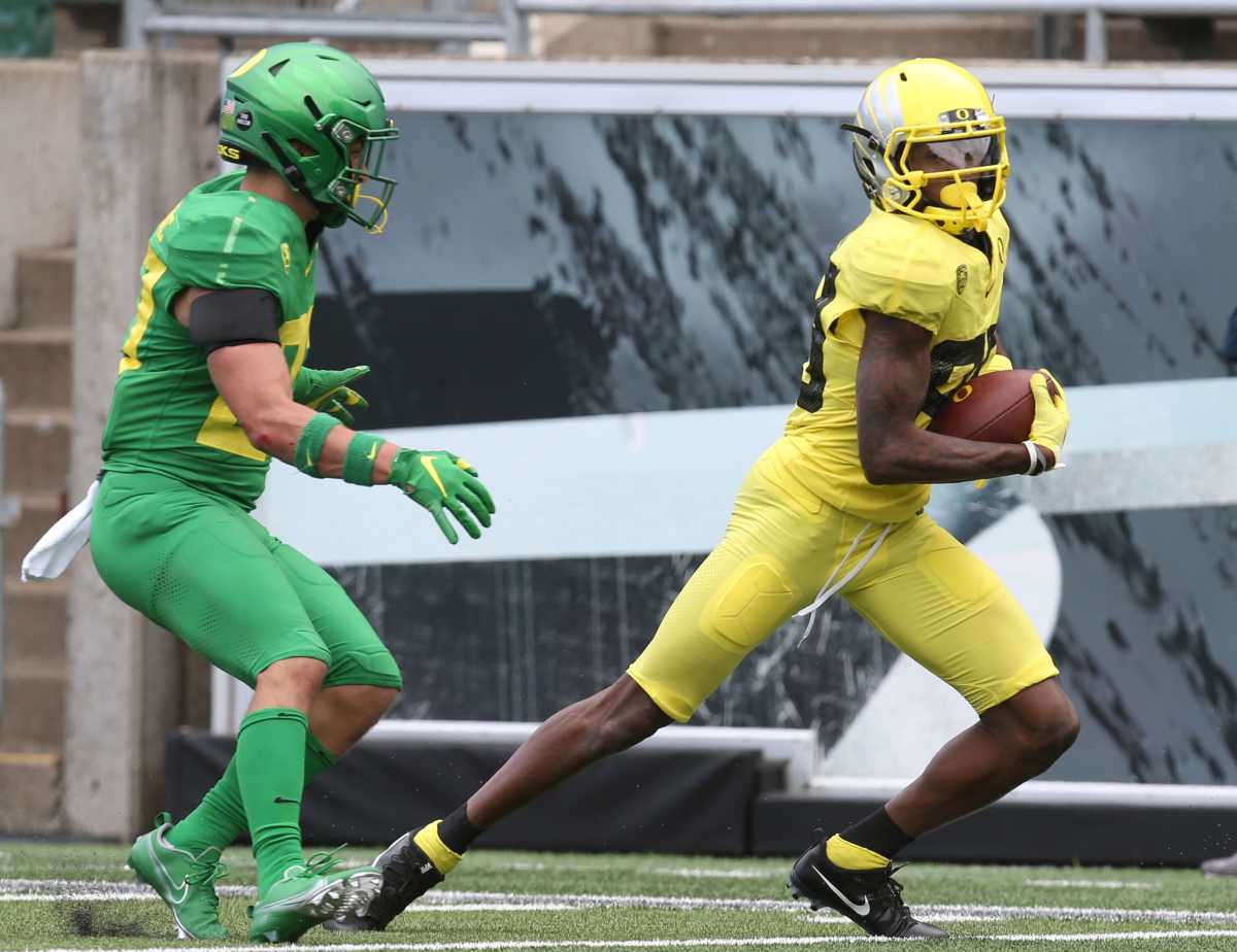 Oregon Wide Receiver Isaah Crocker Enters Transfer Portal - Sports ...