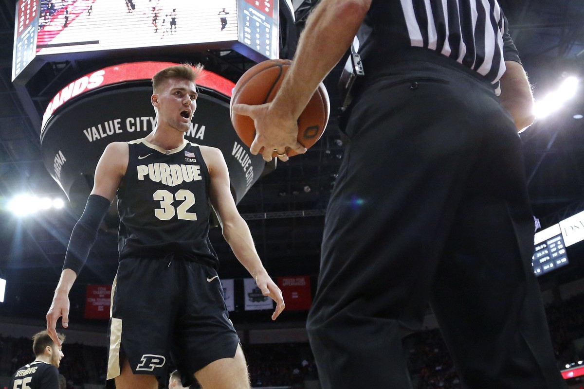 Former Purdue Center Matt Haarms Declares for NBA Draft - Sports ...