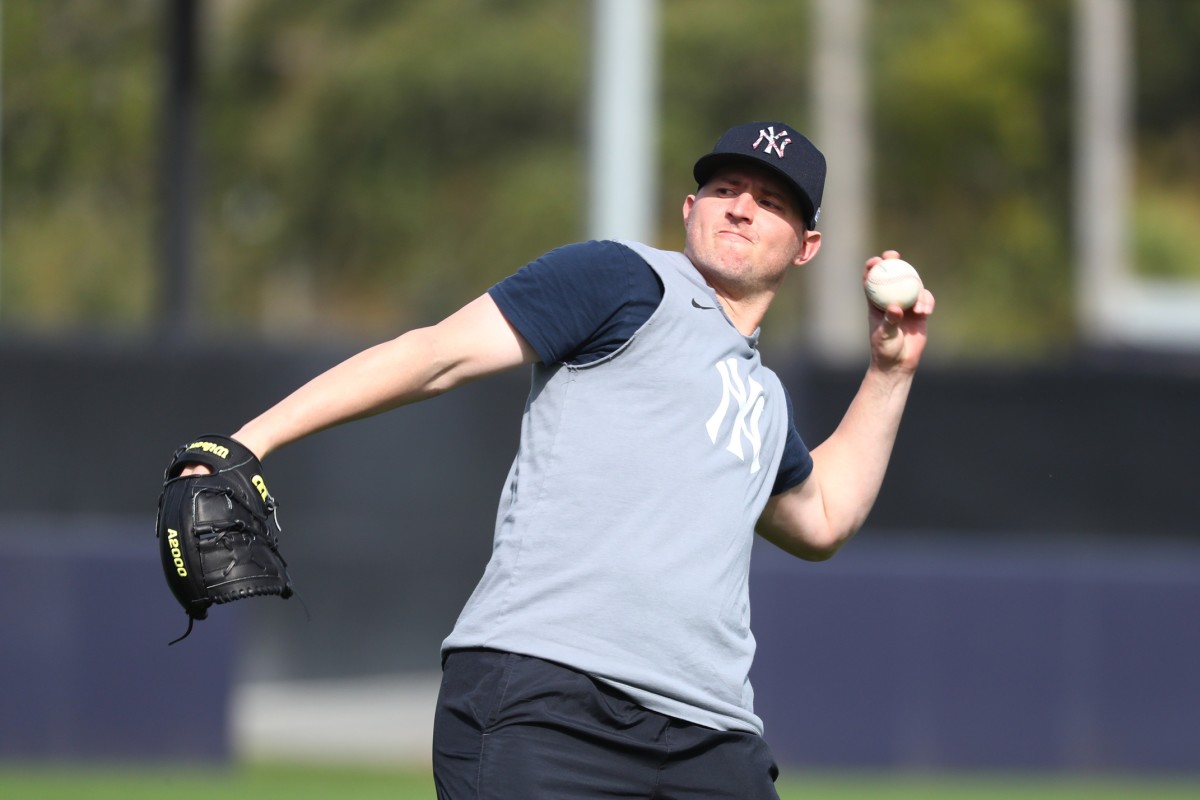 New York Yankees Zack Britton faces live hitters after elbow surgery ...