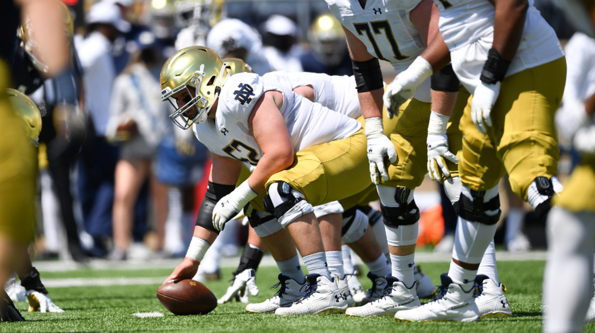 notre dame offensive line depth chart Notre dame depth chart preview: quarterback