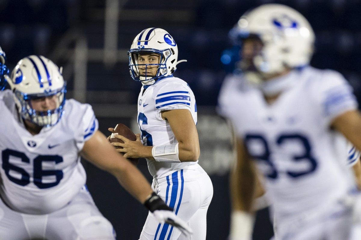 BYU Football: Statistical Comparison of Jaren Hall and Baylor Romney ...