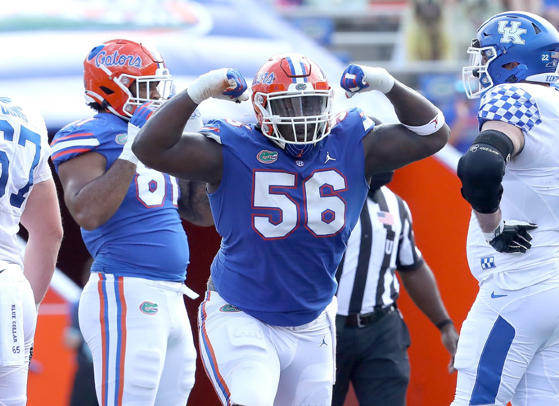 Packers See a 'Monster' in Former Gators DL T.J. Slaton - Sports ...