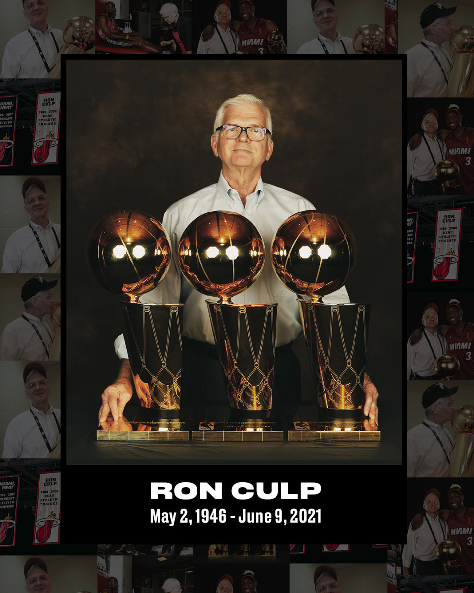 Miami Heat Mourn the Death of Former Trainer Ron Culp - Sports ...