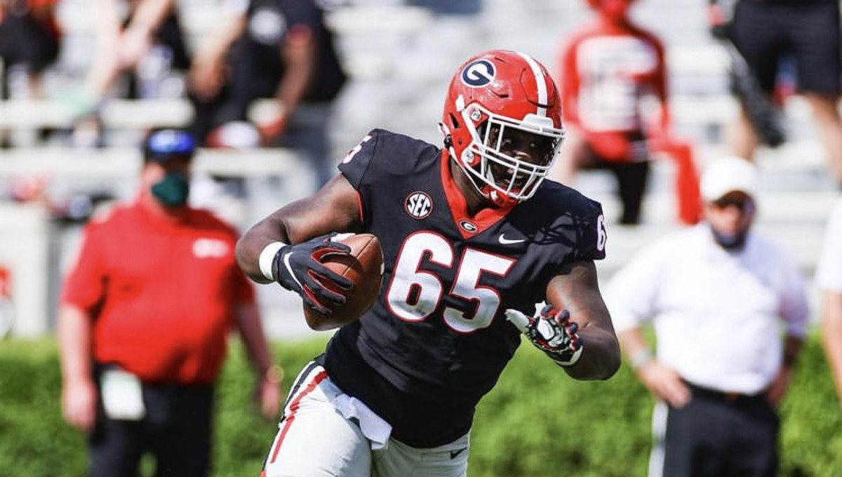 Georgia Football Freshman Faces: Amarius Mims - Sports Illustrated ...
