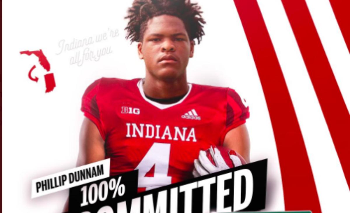Indiana Gets Commitment From Florida Safety Phillip Dunnam - Sports ...