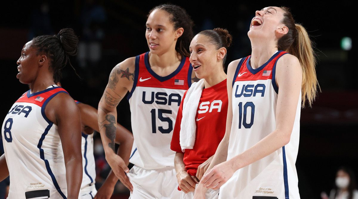 U.S. women's basketball stifles Serbia, advances to seventh straight ...