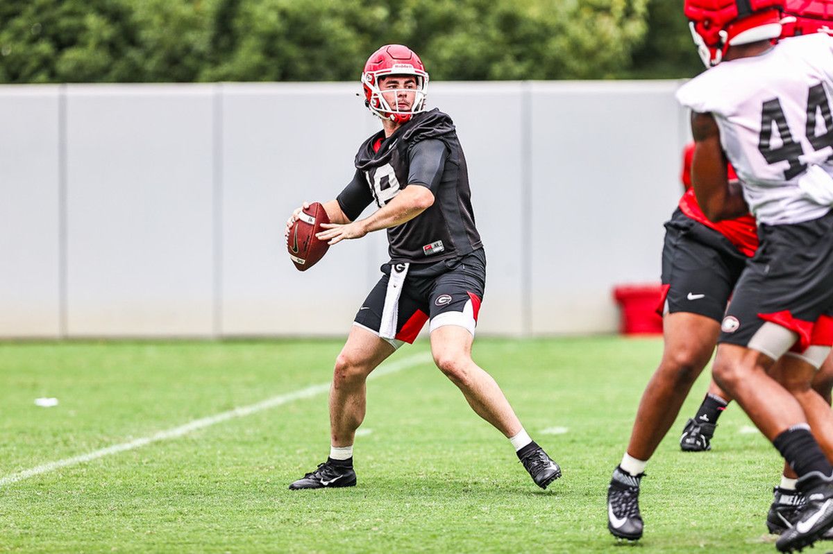 Georgia Football Attacks the Second Day of Practice - Sports ...