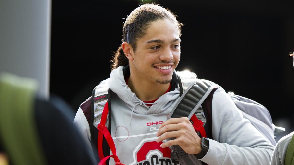 Ohio State Wide Receiver Jayden Ballard Loses Black Stripe - Sports ...