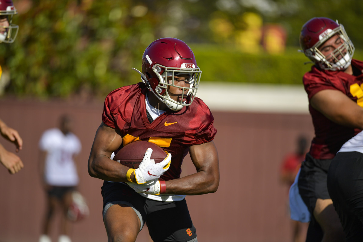 USC Head Coach Clay Helton Predicts Running Back Leaders for San Jose ...