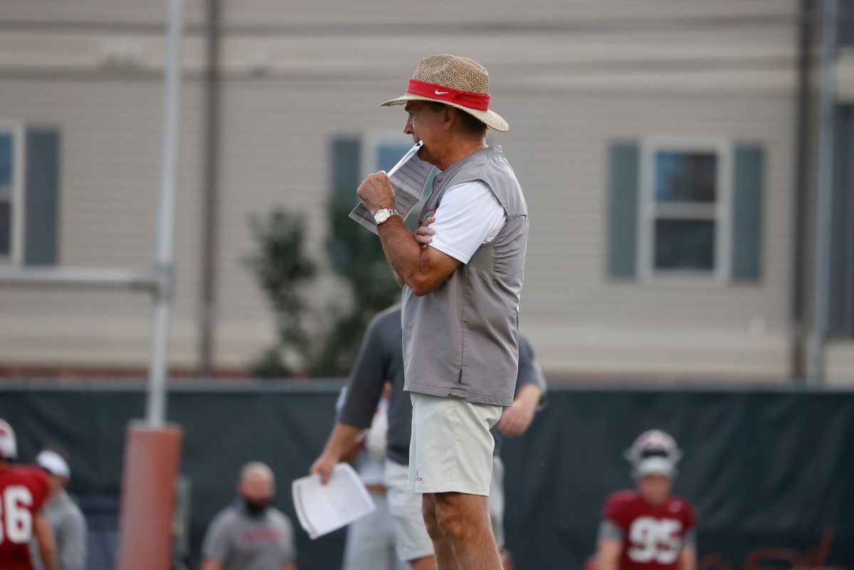 Photos: Alabama Football Approaches Final Scrimmage of Fall Camp ...