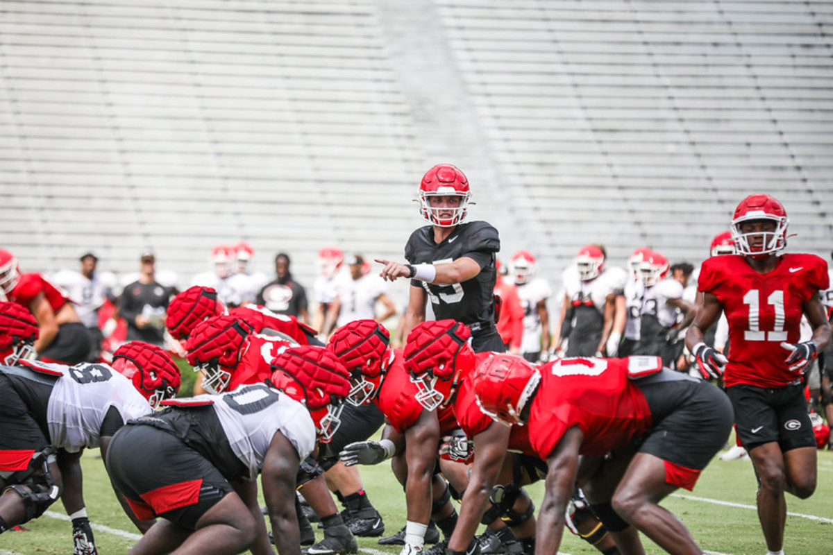 News and Notes From First Fall Scrimmage for Georgia Football - Sports ...