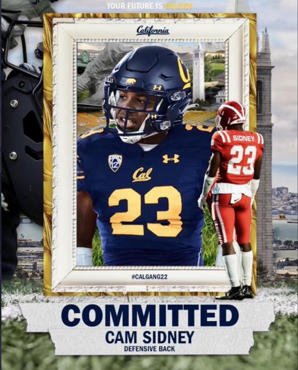 Cal Football: Mater Dei DB Cameron Sidney Becomes 11th Commit in 2022 ...