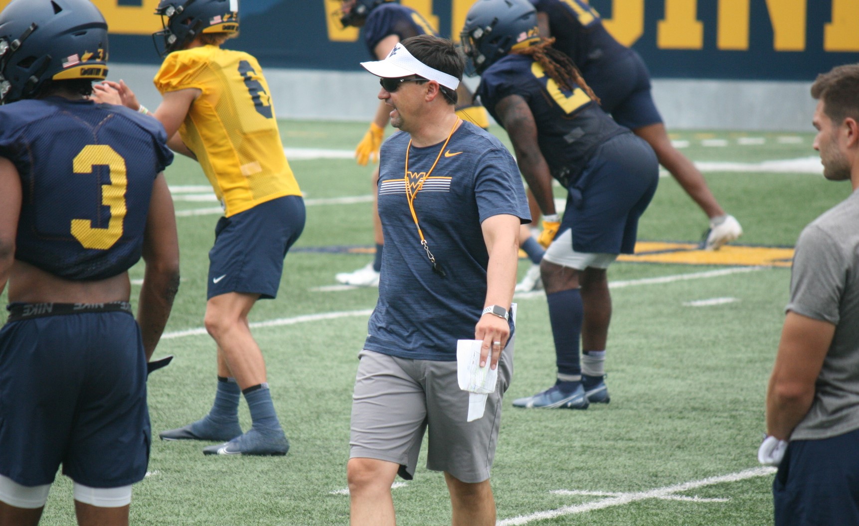 West Virginia University football head coach Neal Brown Highlights ...