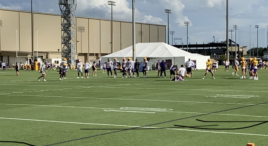 Tiger Practice Report: LSU Football Back to Practice Facility After ...