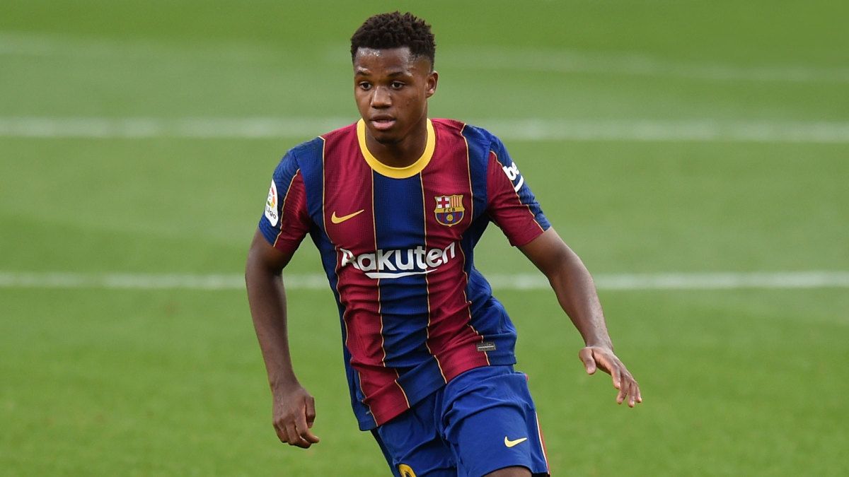 Ansu Fati: Barcelona young star back in training after injuries ...