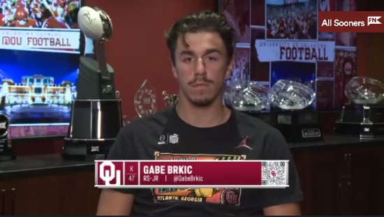 WATCH: Oklahoma K Gabe Brkic Zoom - Sports Illustrated Oklahoma Sooners ... WATCH: Oklahoma K Gabe Brkic Zoom - Sports Illustrated Oklahoma Sooners ...